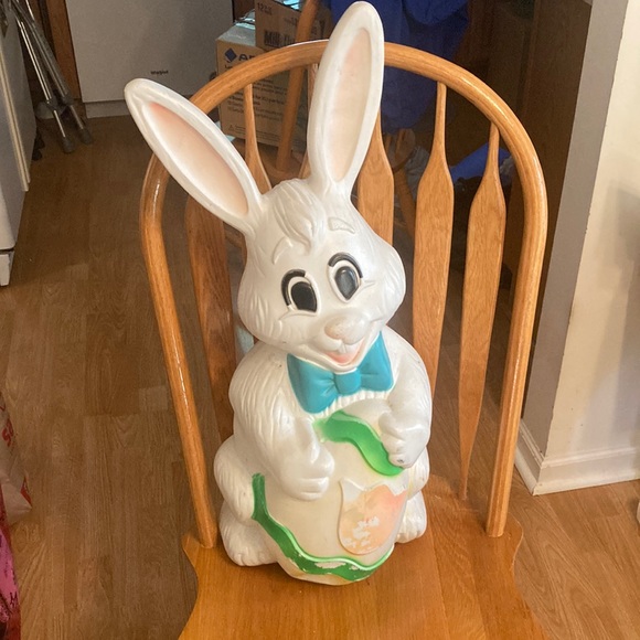 Vintage | Holiday | 2 2 Foot Rare Blow Mold Bunny Easter Bunny | Poshmark
